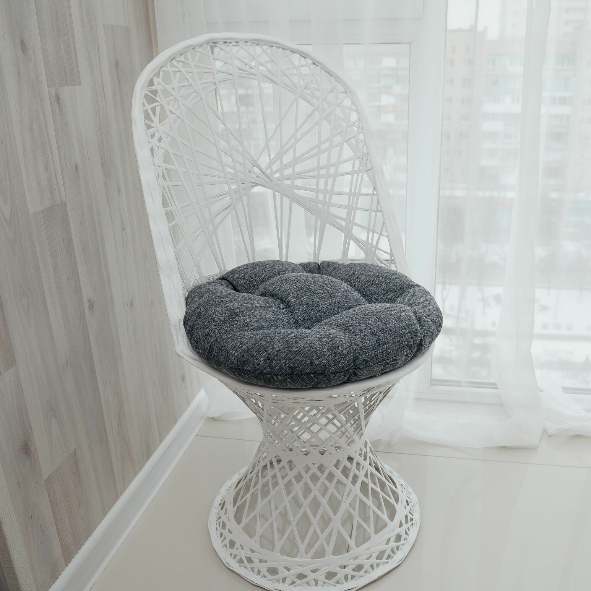 Кресло садовое ажурное прованс, стул для лоджии и балкона, бренд Ajurio