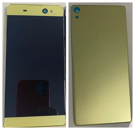 ЖК-дисплей для SONY Xperia XA Ultra, сенсорный экран с рамкой, задняя крышка корпуса для SONY C6, ЖК-дисплей F3211 F3212 F3215 F3216 Gold LCD Housing