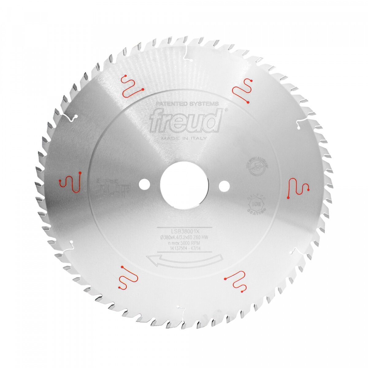 Пила дисковая FREUD 380х4,4x60 Z60, HM LSB38001