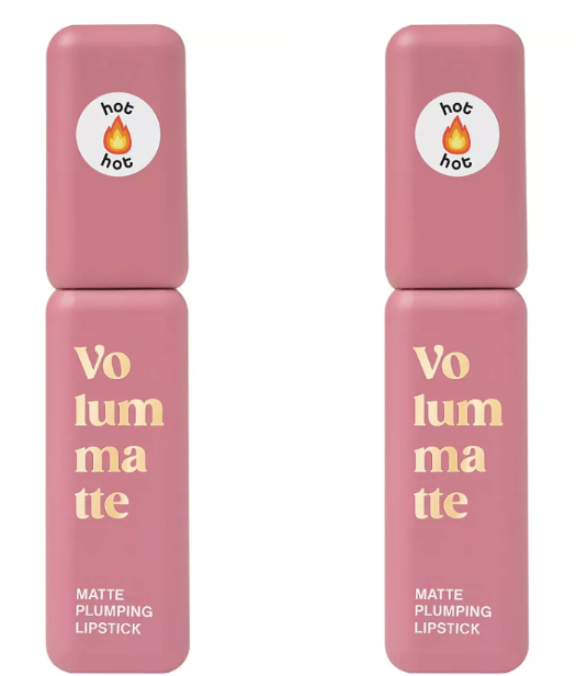 Устойчивая жидкая матовая помада для губ Vivienne Sabo Volummatte, с плампингом, тон 06, 2 шт