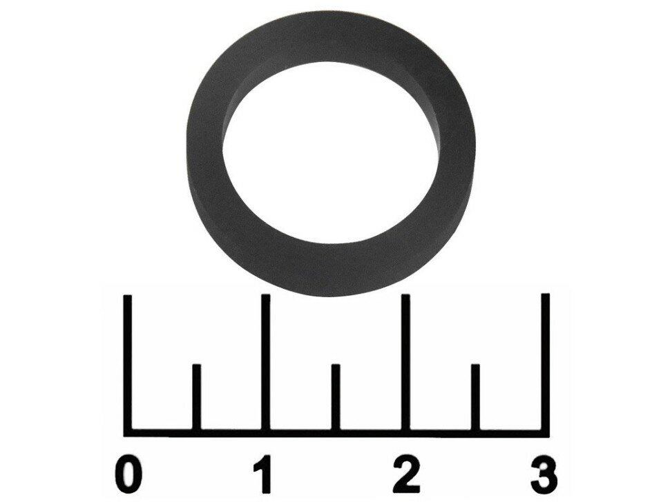 Кольцо уплотнительное резиновое 16*2.5*2.5мм черное