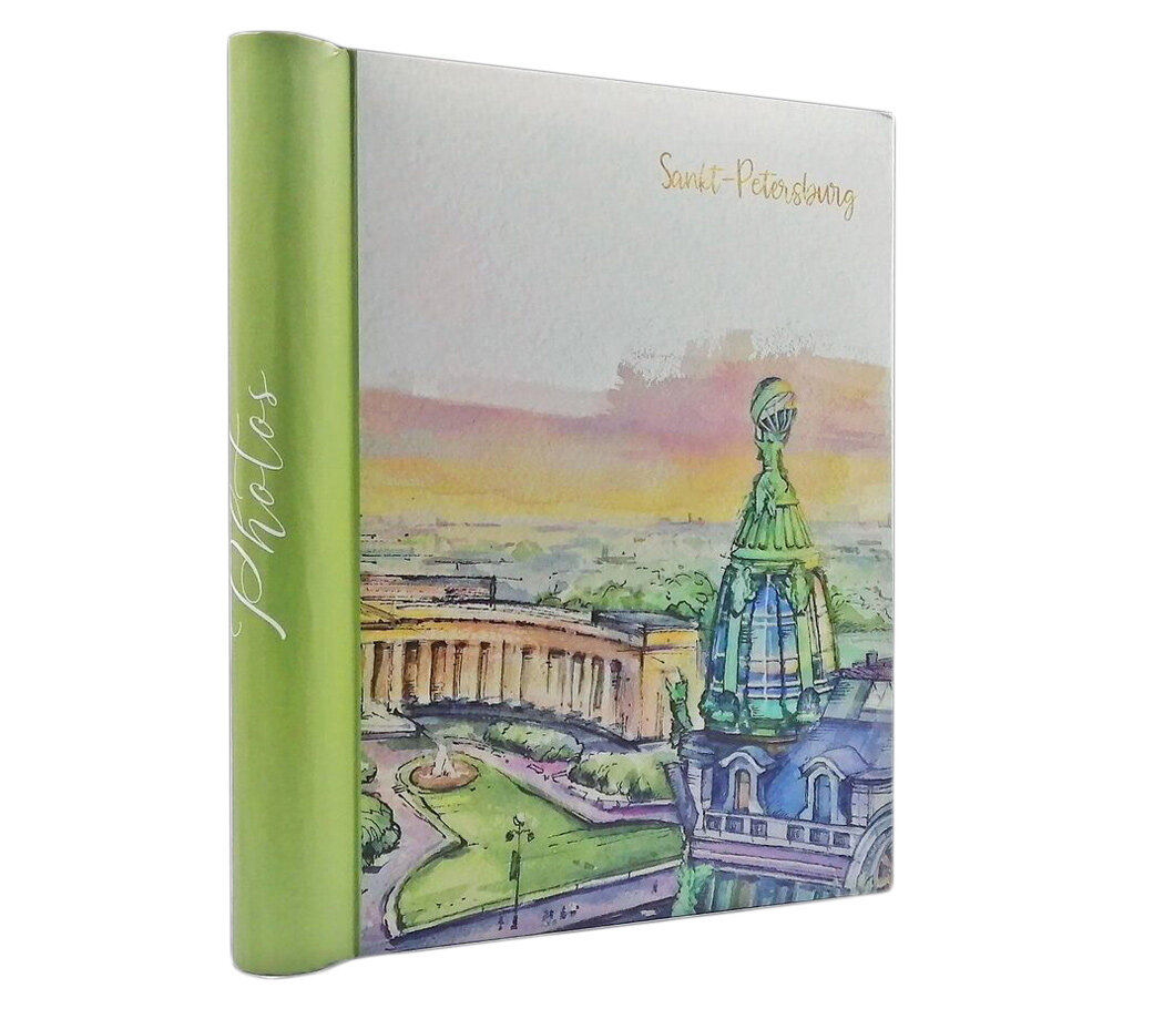 Фотоальбом Полином 20 листов 23х28 см, магнитный, «Дом Зингера»