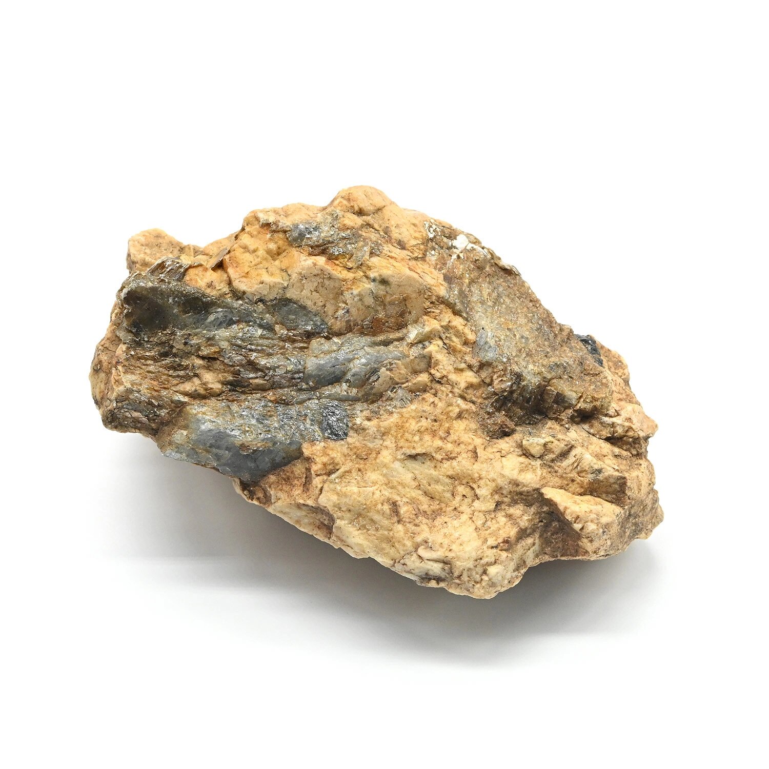 Корунд сапфир в породе 53*31*27мм, 45г .