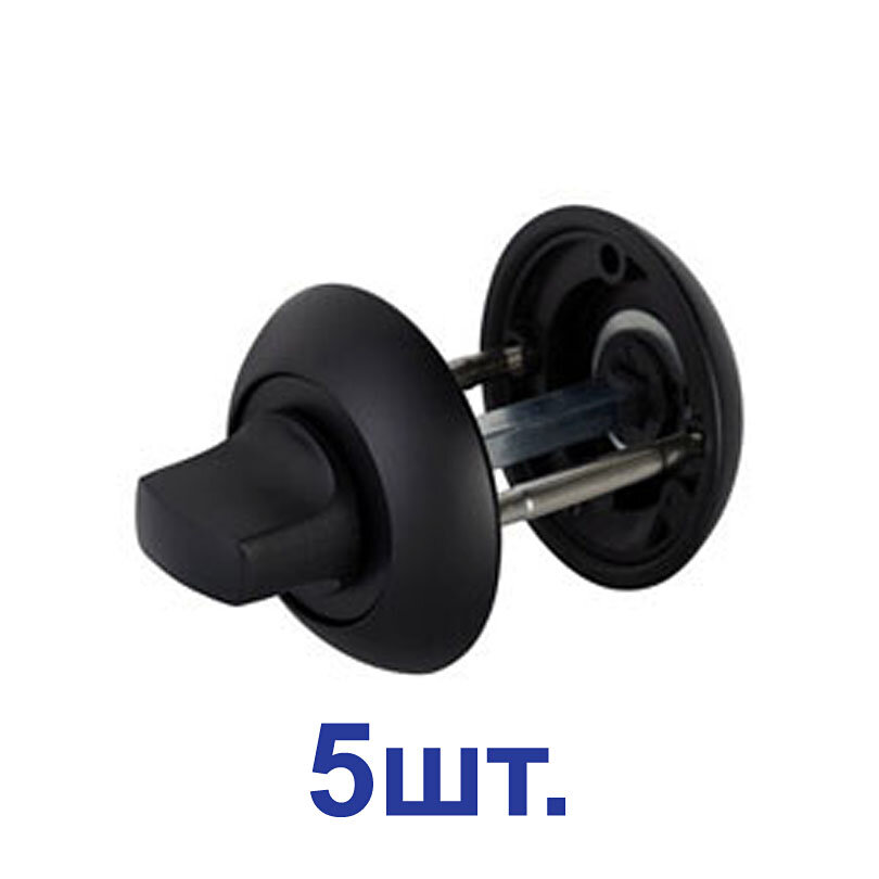 Фиксатор круглая розетка черный (5 шт.)