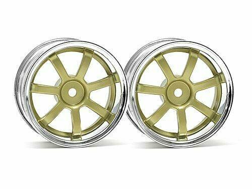 Диски туринг 1/10 - RAYS GRAM LIGHTS 57S-PRO (CHROME|GOLD| вынос 3 мм), 2 шт