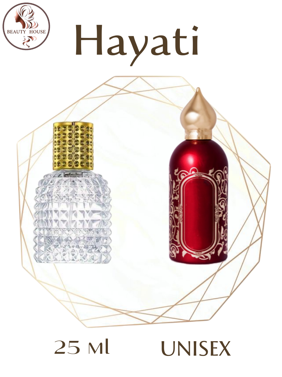 Духи парфюм Attar Hayati спрей 25 мл унисекс, цветочные, фруктовые