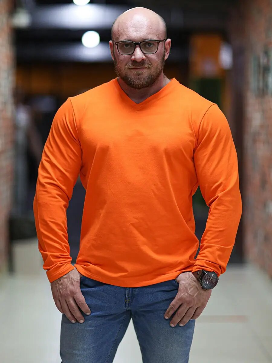 Лонгслив Лонгслив V-вырез INFERNO style Л-003-000