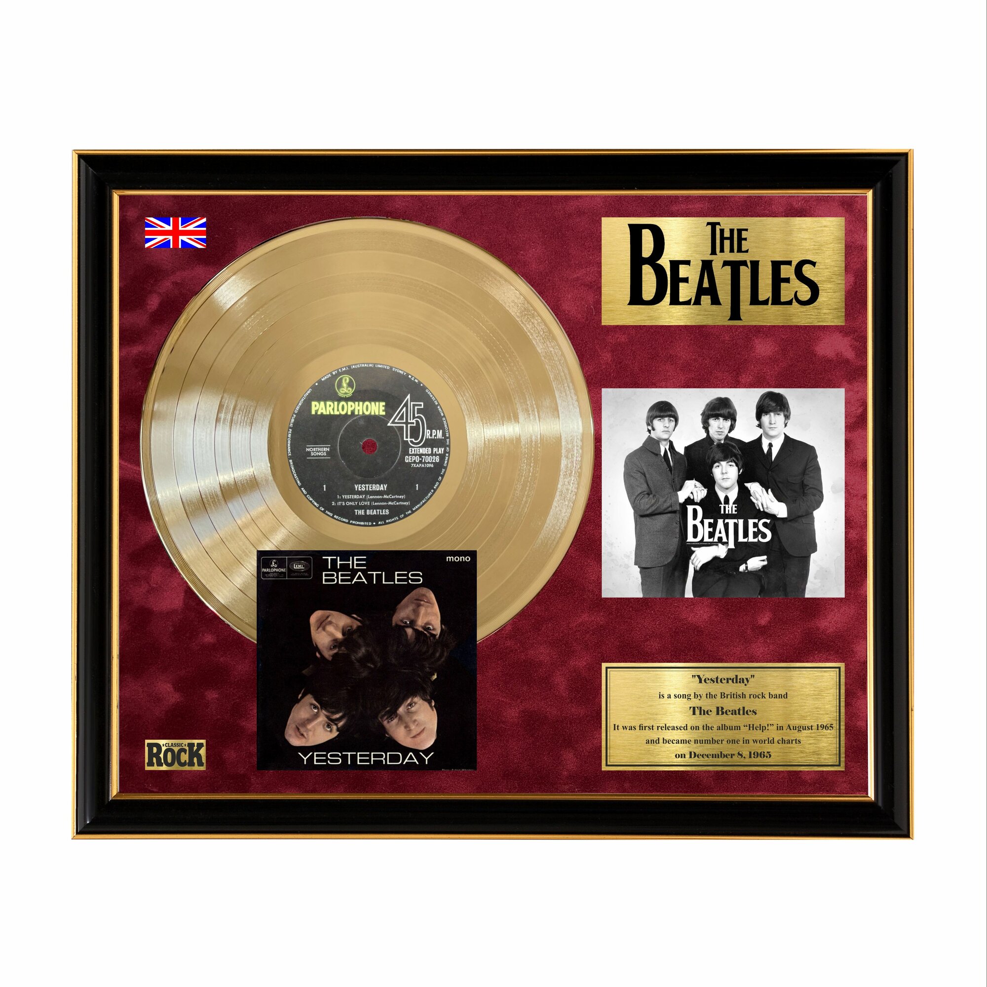 The Beatles Золотая виниловая пластинка