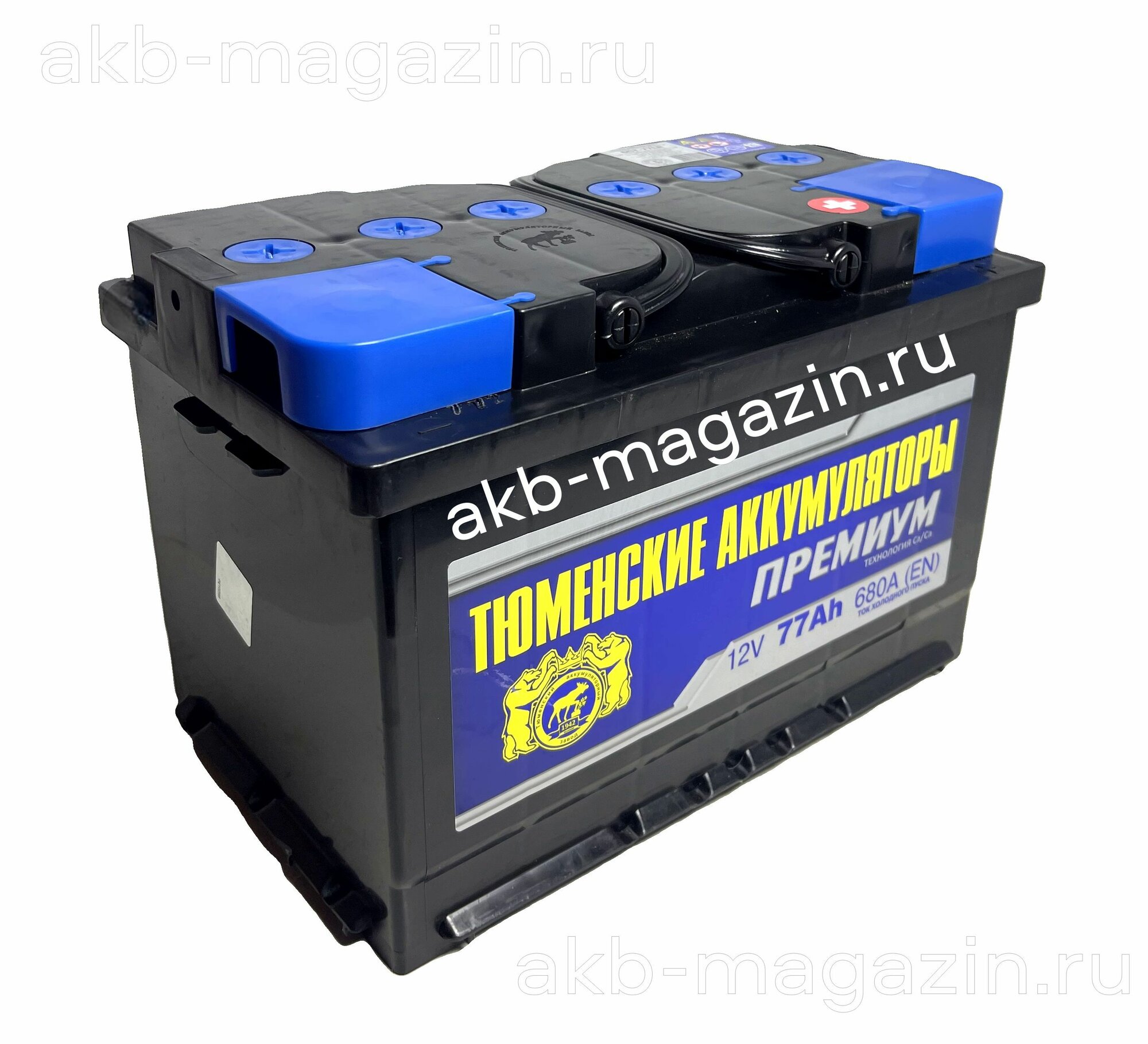 Аккумулятор автомобильный Тюмень PREMIUM 6СТ -77 Ач обратная полярность