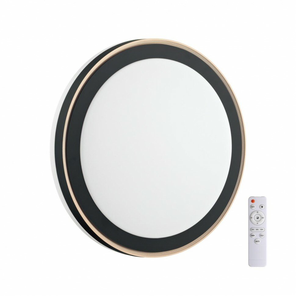 Сонекс 7620/DL PALE SN 109 Светильник пластик/черный/медный LED 48Вт 3000-6300K D390 IP43 пульт ДУ AKUNA