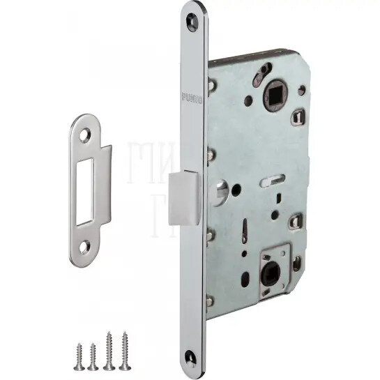 Защелка врезная Punto (Пунто) врезная PL96WC-50 (блистер) хром