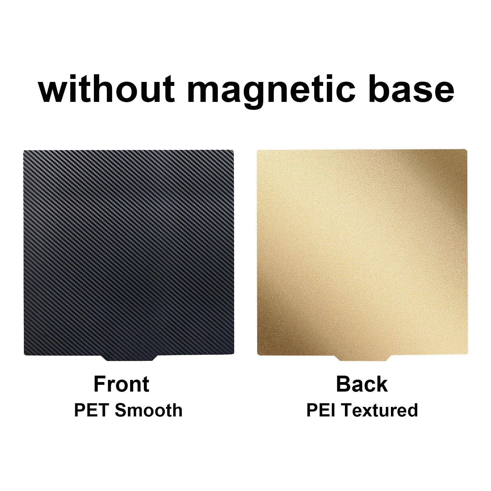 Магнитный лист PEI для 3D-принтера IdeaFormer 235x235 235x235mm, PET PEI no base