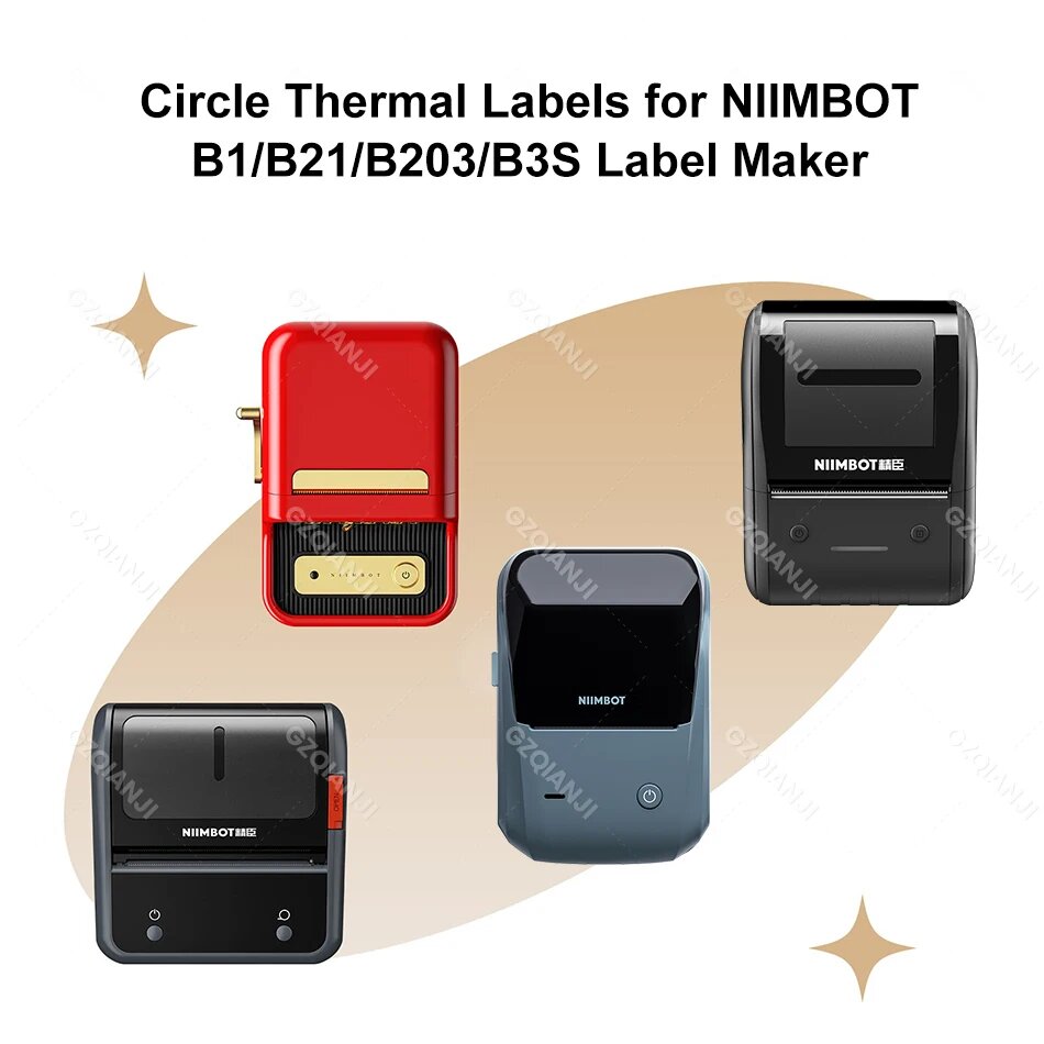 Прозрачная термобумага 40x20mm/320pcs для Niimbot B21 — фото 1