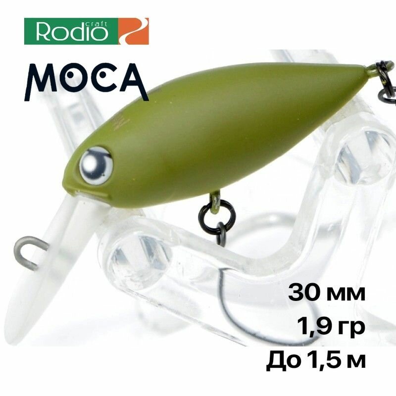 Воблер форелевый Rodio Craft Fat Moca DR 2 Hook F, 30 мм, 1,9 гр, #18