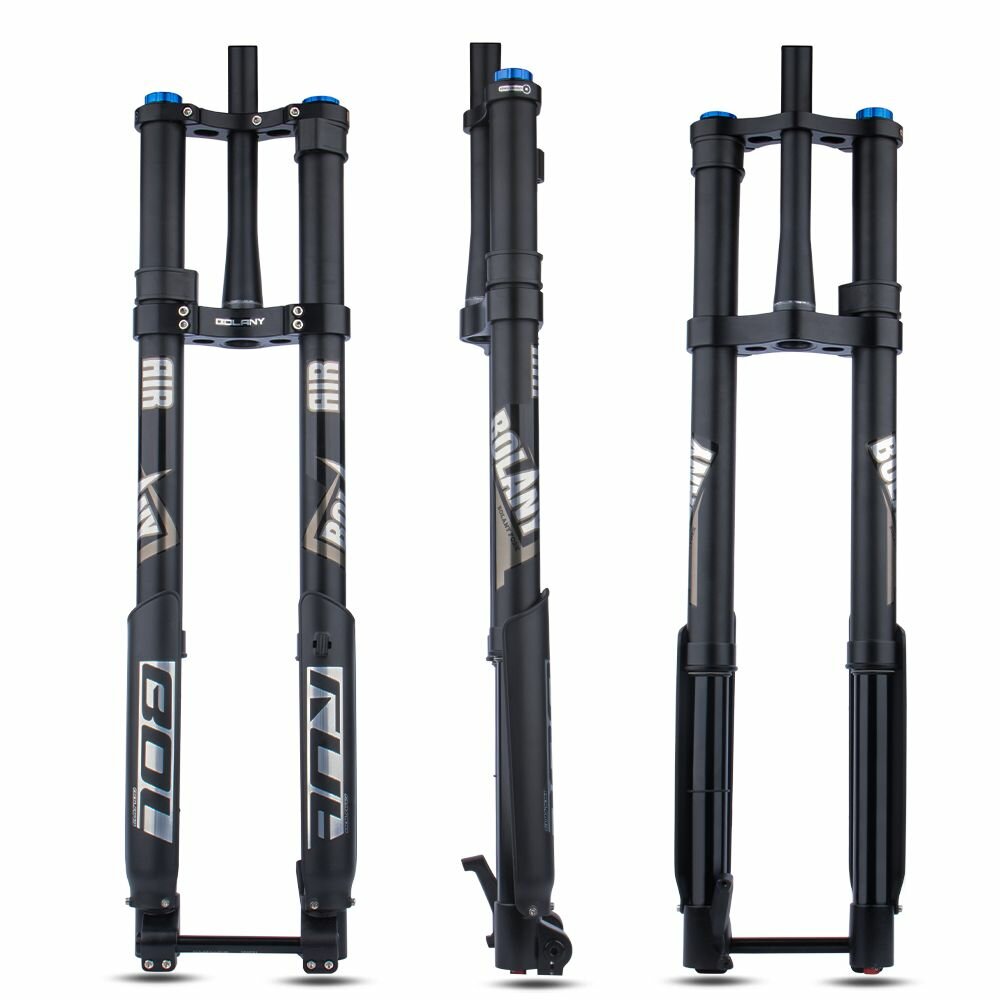 Воздушная вилка для плечевого горного велосипеда DH, совместимая с 26/27,5/29 дюймами, подходит для электрических велосипедов