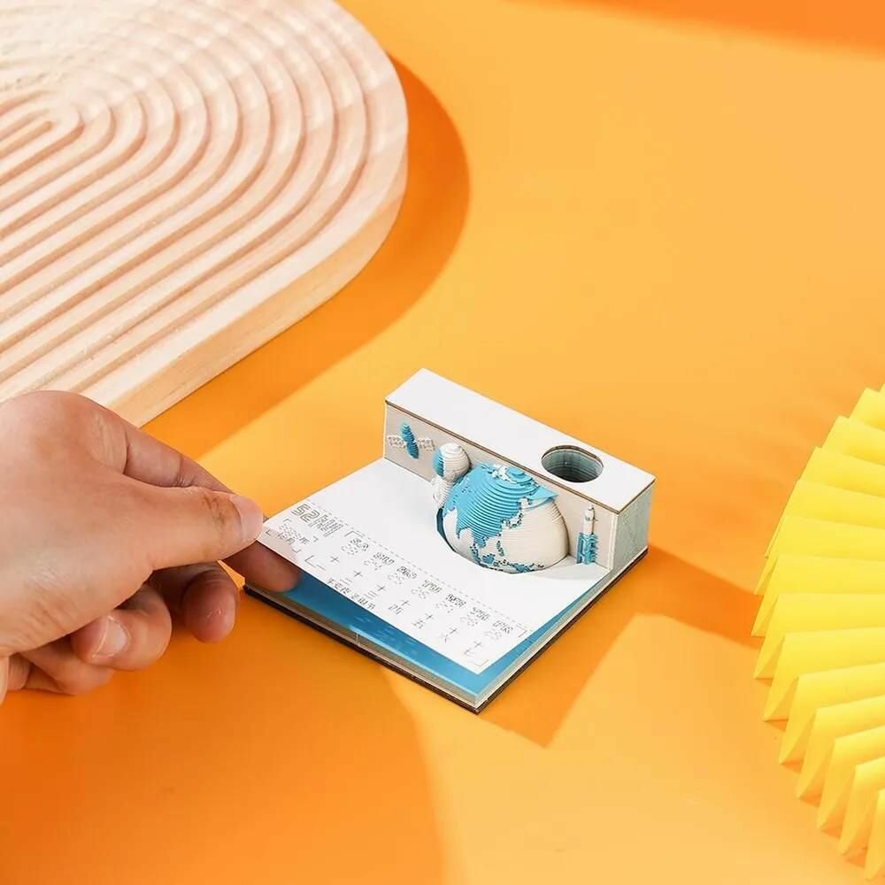 Календарь отрывной 3D, подарок на Новый год