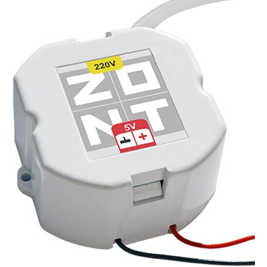 Блок питания Zont 5V/220 в подрозетник
