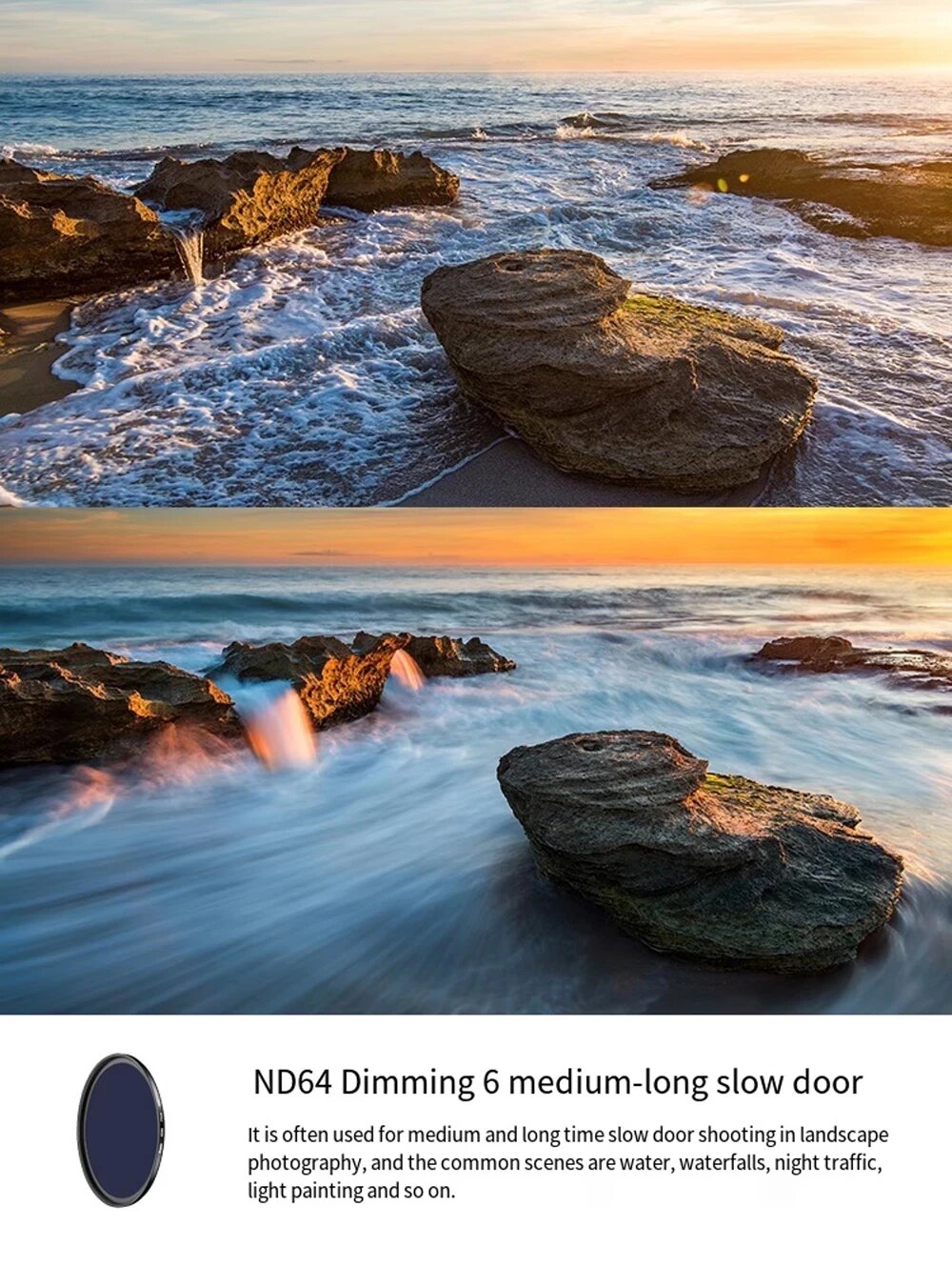ND-фильтр Naiken ND8 40.5-82mm, цвет 40.5mm