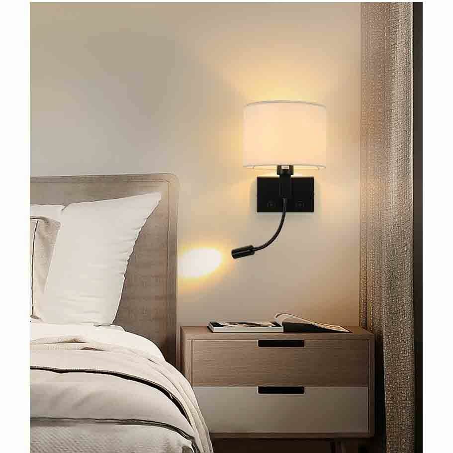 Тканевый чехол для шланга прикроватная настенная лампа для чтения