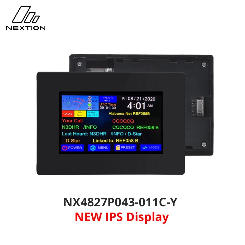 NEXTION NX4827P043-011C-Y 4,3-дюймовый LCD-TFT HMI емкостный сенсорный дисплей модуль панель интеллектуальная серия экран с корпусом