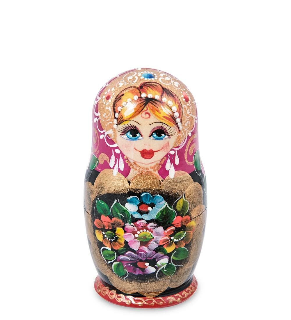 Матрешка 5м "Алевтина" мал. A2143174 Народные промыслы, Дерево липа, краски, лак