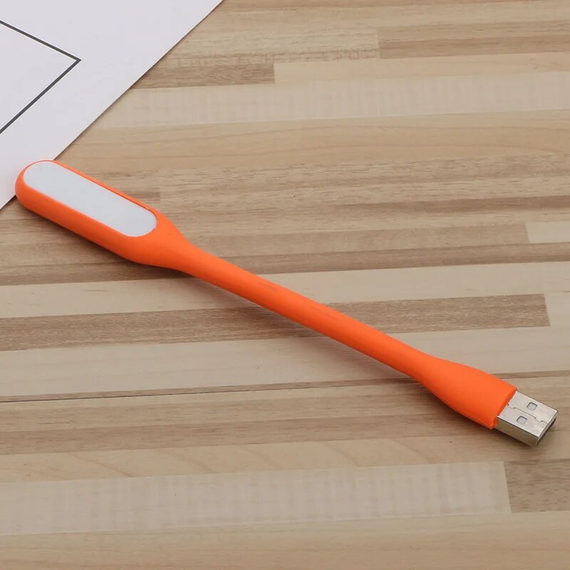USB LED лампа для чтения, оранжевый