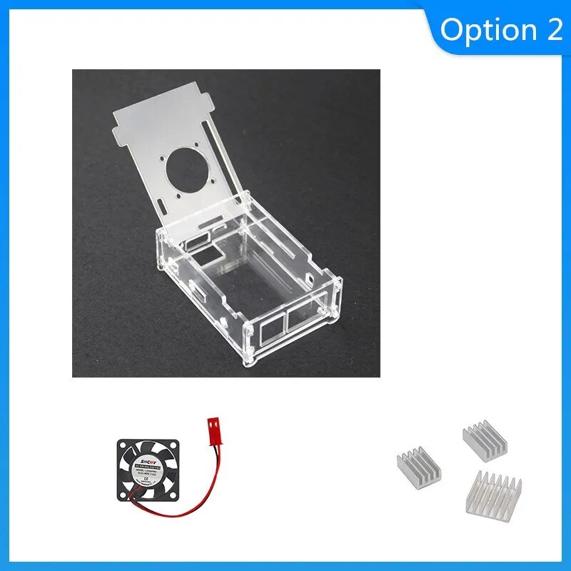 Прозрачный акриловый корпус SHCHV для Orange Pi PC / Orange Pi PC Plus Option 2