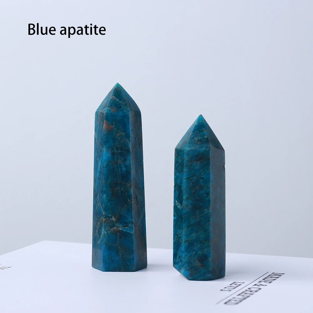 Набор кристаллов Apengshi Бирюзовый, 5-6cm, Blue apatite