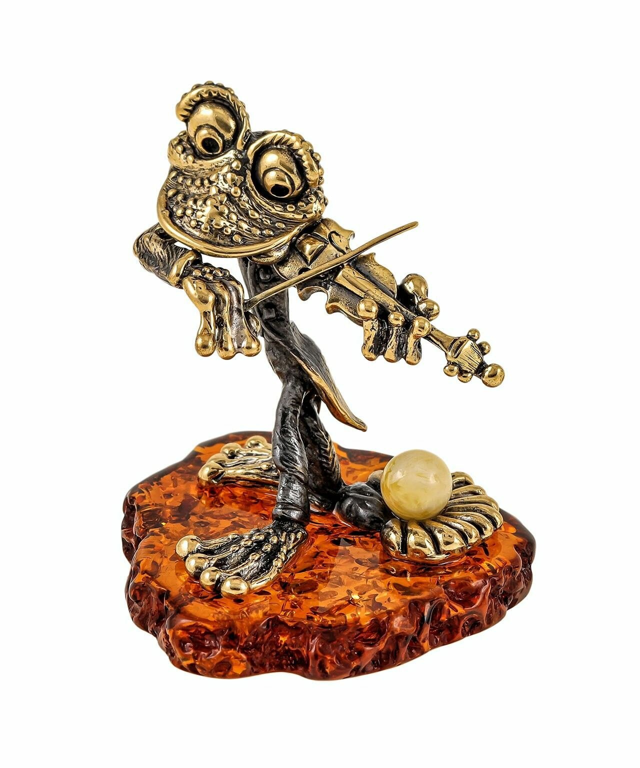 Статуэтка Лягушка со скрипкой 1883