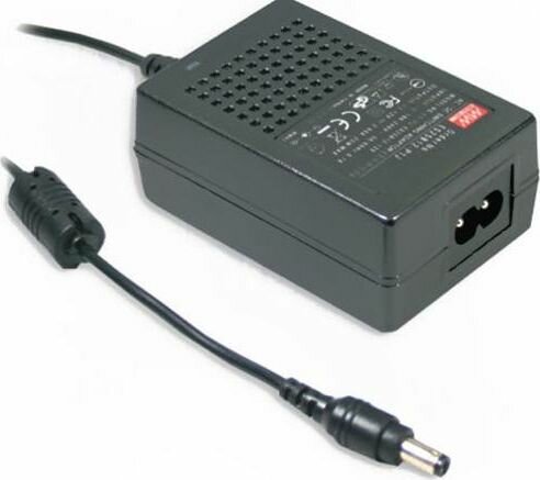 Блок питания MEAN WELL GSM25B24-P1J импульсный 24ВDC 1,04А Вых: 5,5/2,1 25Вт 87П 1шт