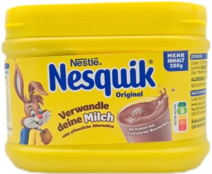 Какао NESQUIK напиток /пластик/ 280г