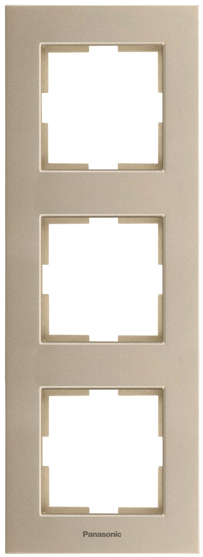 Рамка Panasonic Karre Plus (WKTF08132BR-RU) 3x верт. монт. пластик бронза (упак:1шт)