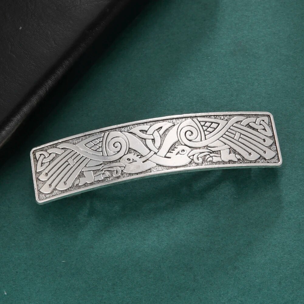 Заколка для волос серебряная Celtic Knot Dawapara
