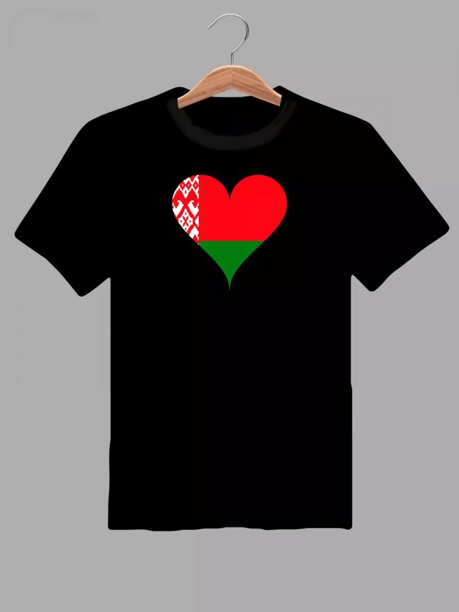 Футболка сердце Беларусь