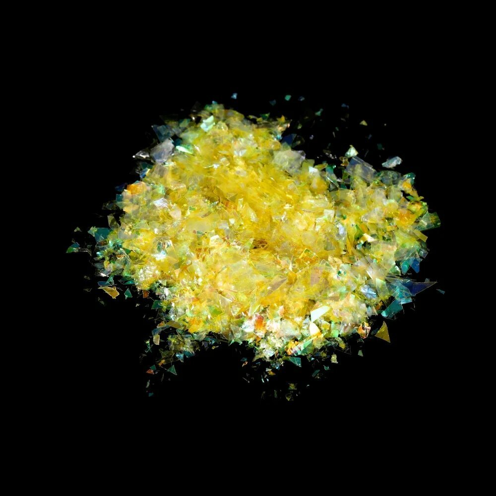 Наполнители для эпоксидной смолы AGCFABS 20г нерегулярная бумага Авроры Желтый, Yellow