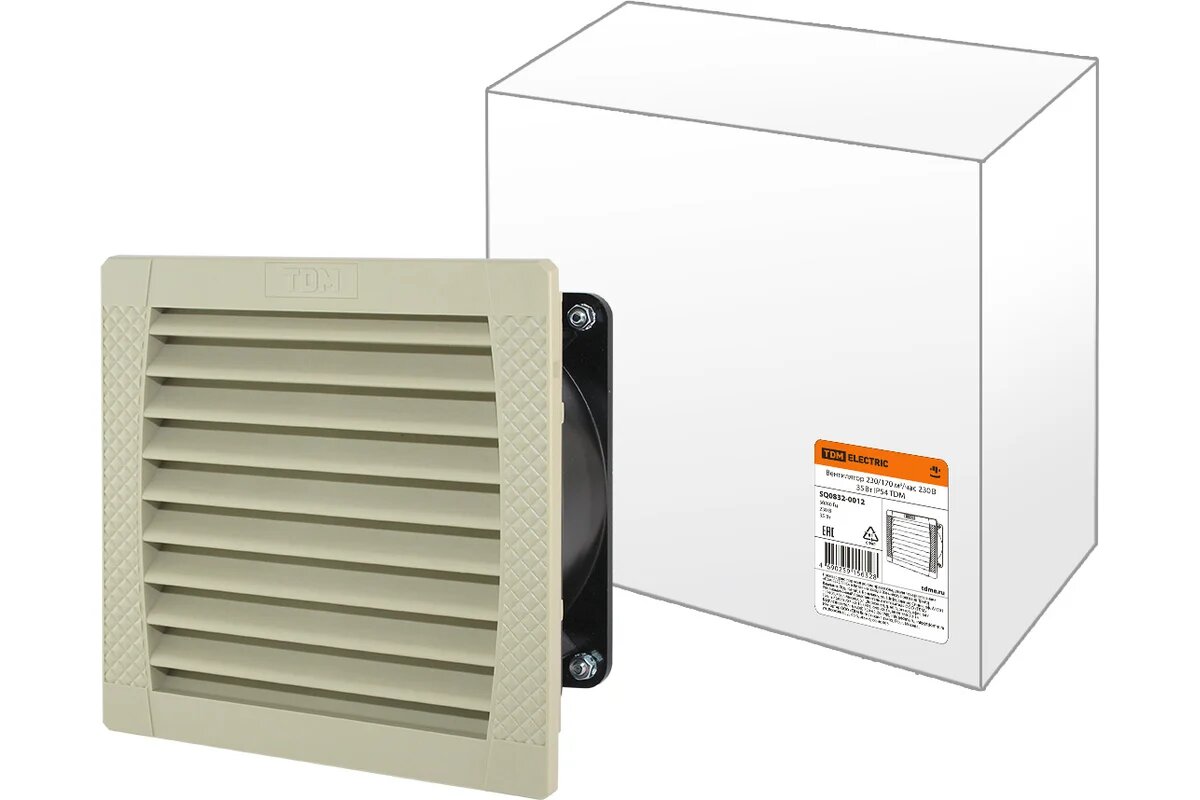 TDM Вентилятор 230/170 м3/час 230В 35Вт IP54 SQ0832-0012