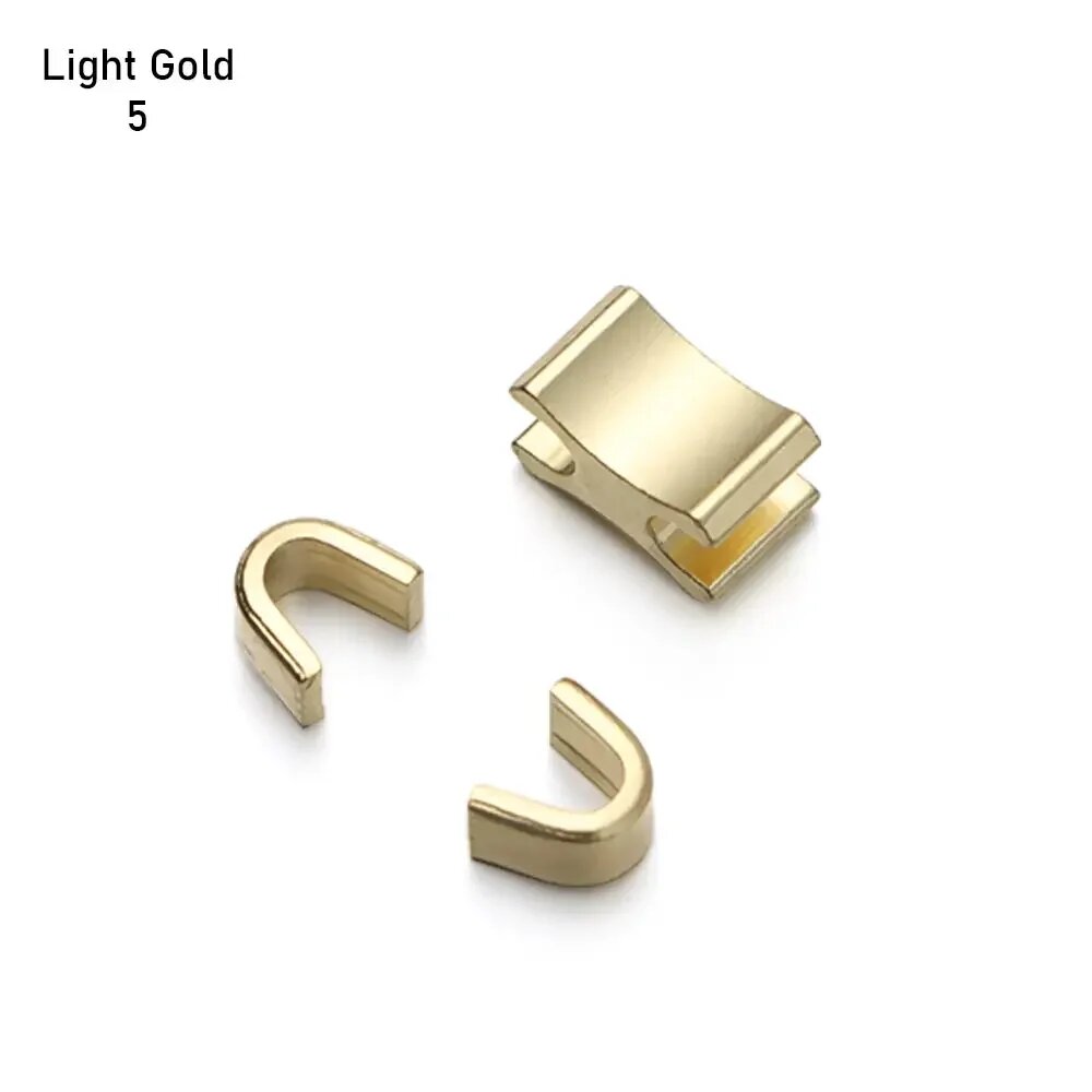 Комплекты ограничителей молнии металлические 10 шт. Size 5 Light Gold