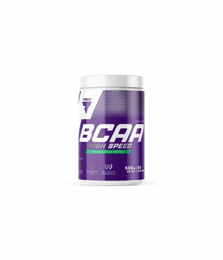 Trec Nutrition BCAA High Speed порошок 500 г, грейфрукт, спортивное питание, для набора массы, для похудения