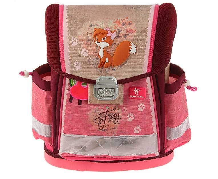 Ранец школьный Belmil "Foxy" 36х32х19 см, Вес 990 гр (403-13/402)