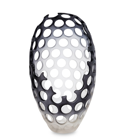 Ваза Перфора Черный Омбре BMB-69 113-503568