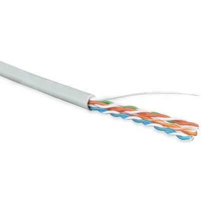Бухта Hyperline 305м (UUTP4R-C5E-S24-IN-LSZH-GY-305)