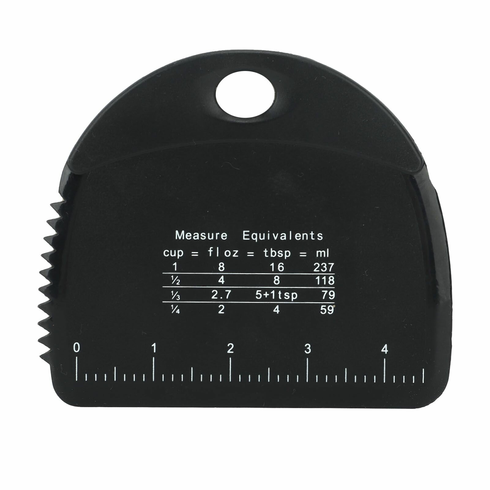 Скребок для теста, пищевой безопасный силиконовый резак для теста, скребок для скамейки, универсальный нож для торта, пиццы с мерной шкалой, черный