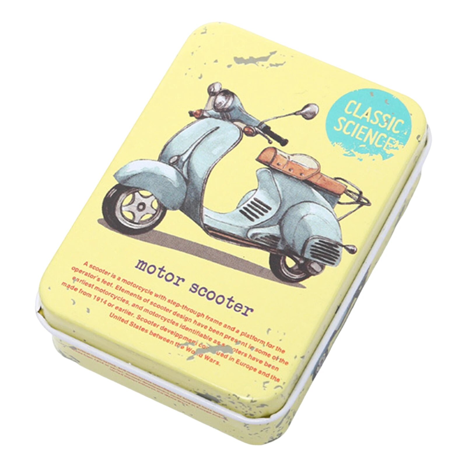 Винтажная железная коробка для хранения, креативная прямоугольная жестяная коробка для шпильки, органайзер для ювелирных изделий, сельские ностальгические коробки для хранения