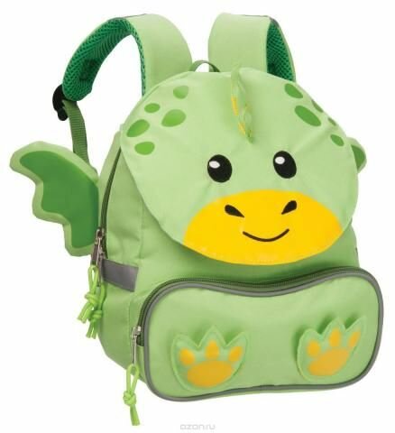 Рюкзак Artberry "Дракончик" 37050, детский, мини, салатовый, 25х21х10 см