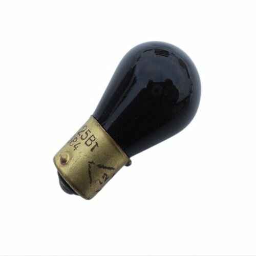 Лампа накаливания с черной колбой 26В-25Вт, СМЧ26-25, цоколь B15d/18, двухконтактная, 3шт