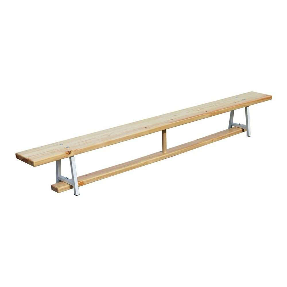 ZAVODSPORTA Скамья гимнастическая на металлических ножках 2,4 м ZAVODSPORTA лакированное дерево