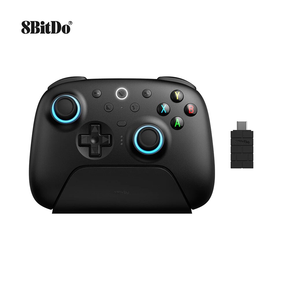 8BitDo Ultimate 2 Black - беспроводной геймпад для ПК