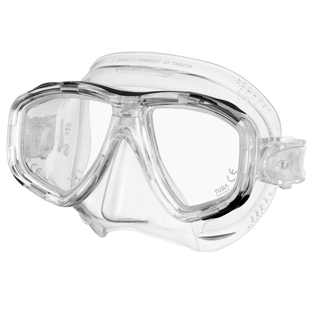 Маска для дайвинга TUSA M-212 Ceos прозрачный силикон, прозрачная рамка