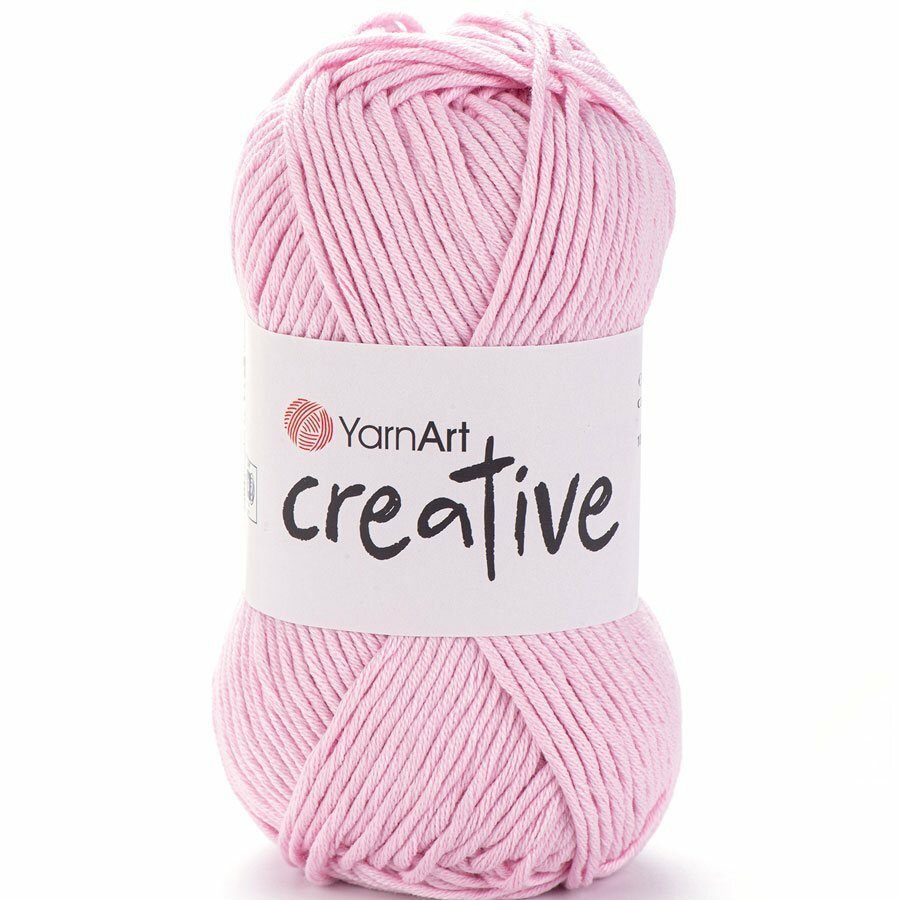 Пряжа Yarnart CREATIVE 229 св. розовый (5 мотков)