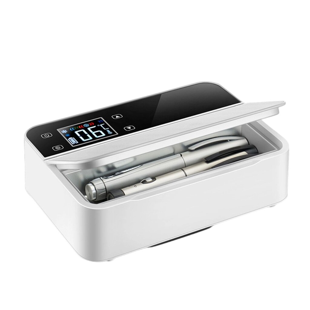 Дорожный холодильник для лекарств с дисплеем температуры, для автомобиля и дома